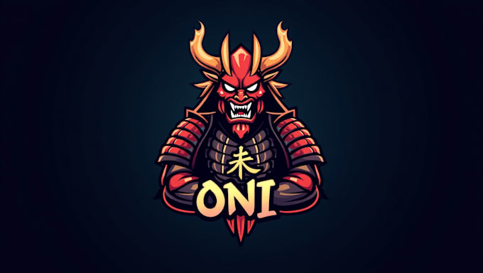 Do oni samurai warrior logo with free revisions and vector file by ...