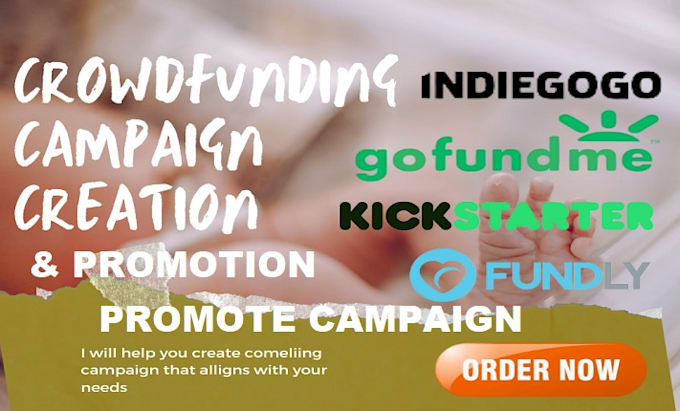 Promote crowdfunding, crowdfunding promotion kickstarter gofundme indiegogo by Olavickyy | Fiverr