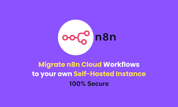 Transfer n8n cloud workflows to your secure self hosted instance by Turbosolutions | Fiverr