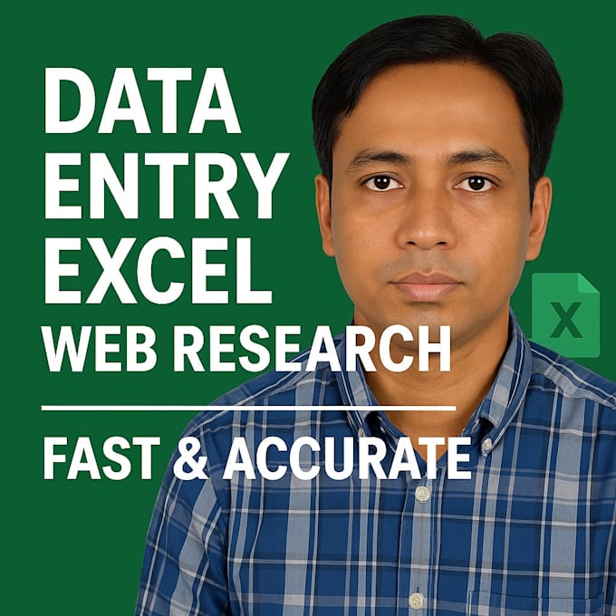 Do fast and accurate data entry, web research, copy paste, and typing work by Juber_73 | Fiverr