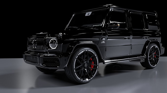 Remodel mercedes,3d vehicle model,pbr texture, sculpt3d car for print ...