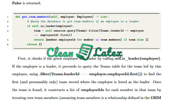Create clean, professional latex documentation or reports by Clean_latex | Fiverr