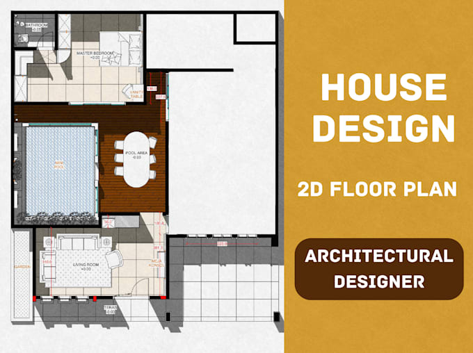 Design an efficient and aesthetic house layout plan by Vania_siagian ...