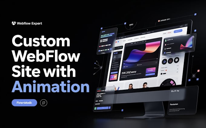 Design and develop a custom webflow site with animation by Rao ...