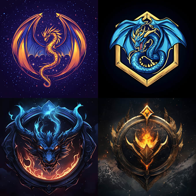 Design a custom dnd, fantasy, sci fi, rpg game logo by Nishayebb | Fiverr