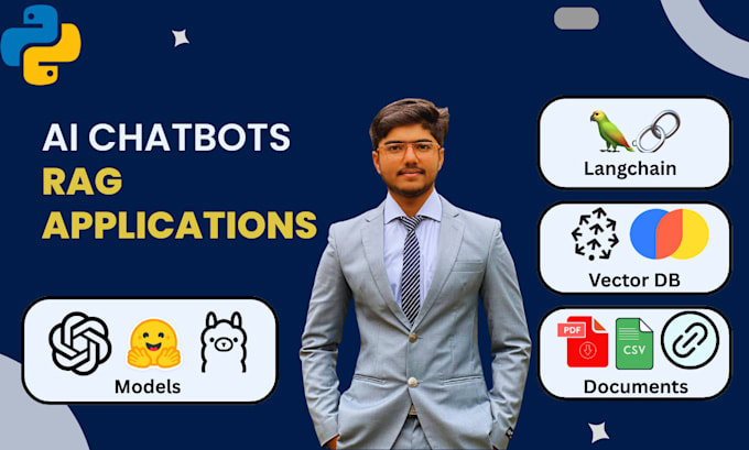 Build ai chatbots and rag apps using latest tech by Awaisanwer01 | Fiverr