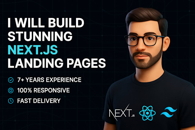 Design seo optimized next js landing page that converts by Talha_kazmi ...