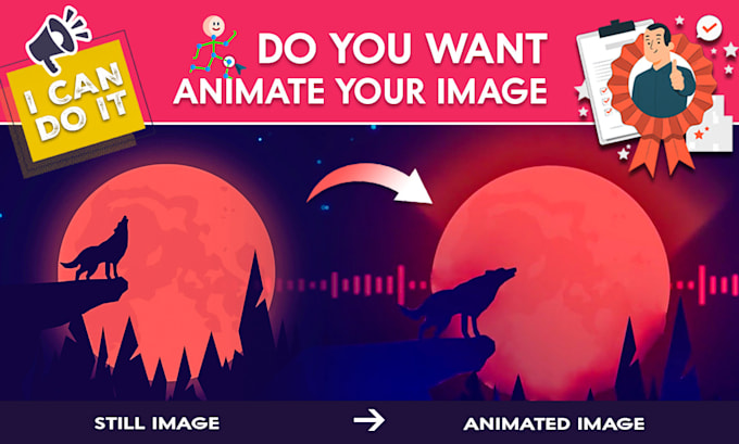 Create a perfectly looping animation from your 2d image by Mudithasagara | Fiverr