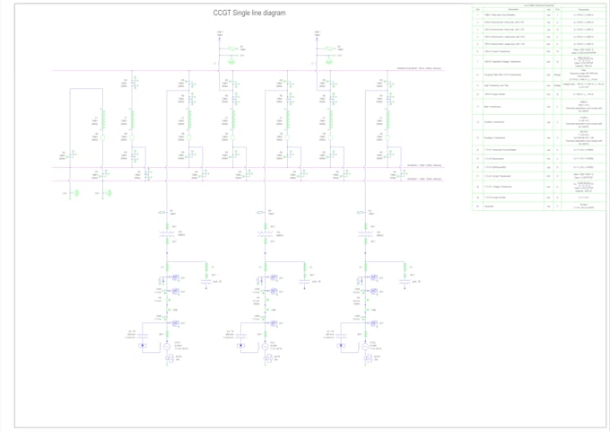 Electrical sld and layout in autocad by Egamzod | Fiverr