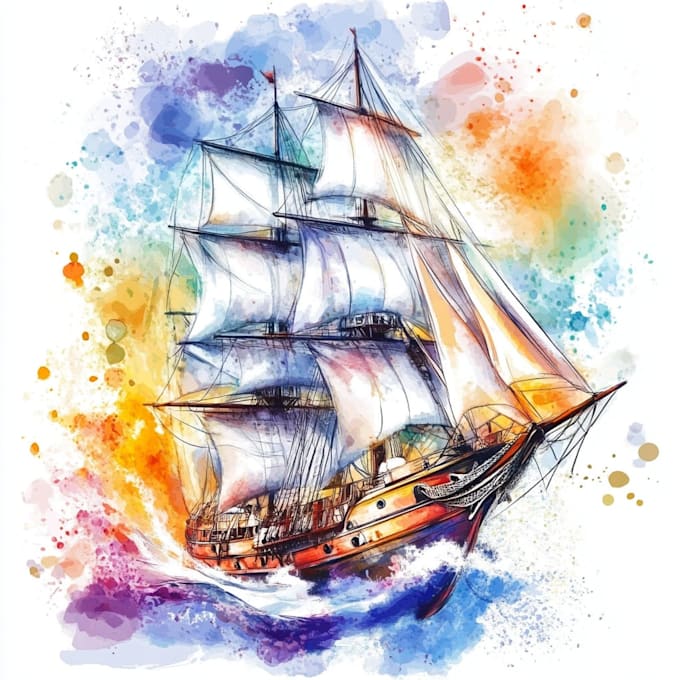 Create anything with watercolor illustration style by Vleonibia | Fiverr