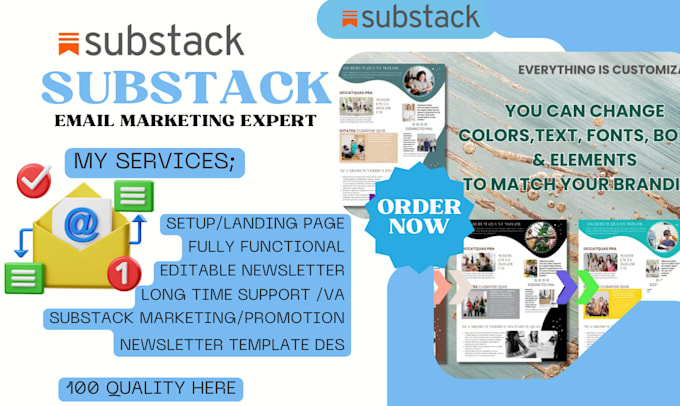 Substack newsletter substack setup substack promotion substack ...