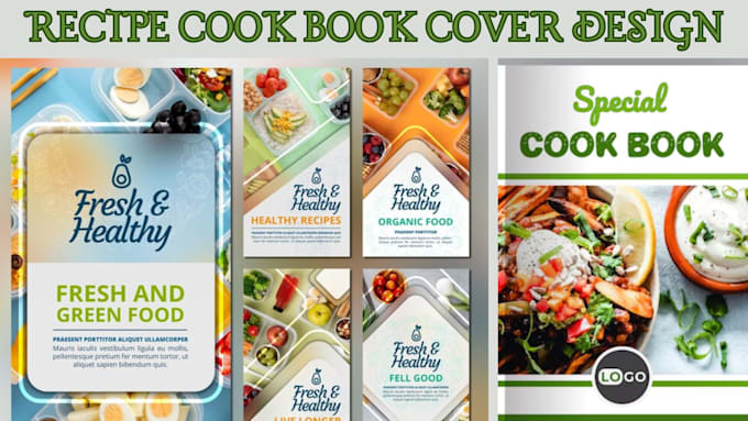 Design beautiful cookbook cover and recipe book cover design by Peace ...