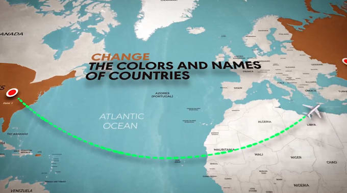 Make map animation, explainer video edit and documentary like vox ...