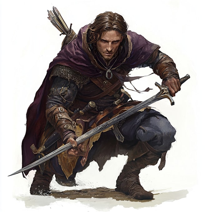 Draw a dnd character art and dnd character illustration by Tgellaruno ...