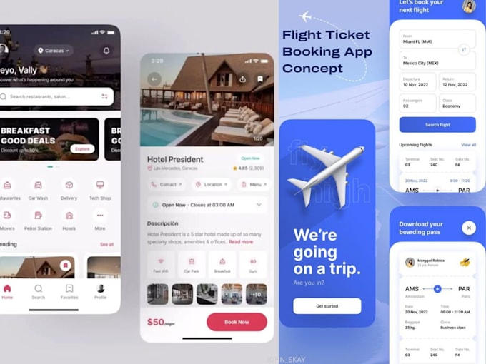 Develop hotel resort booking and tourism app with city tour app by John ...