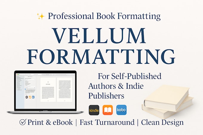 Format your book professionally in vellum by Cleancutbooks | Fiverr