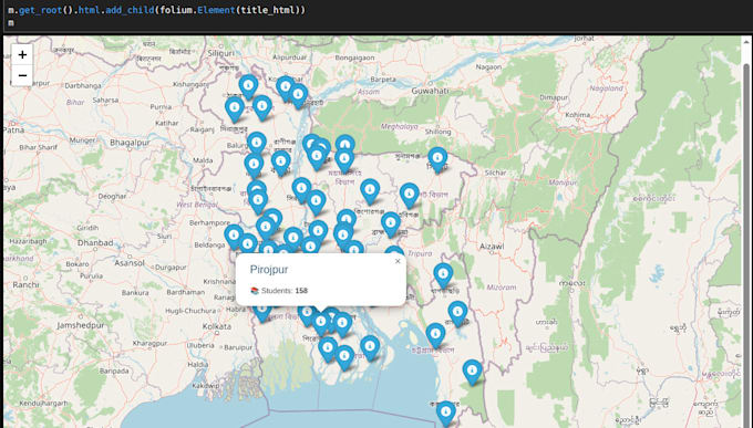 Geographical data using gis and make maps by Nisat_payel_mim | Fiverr