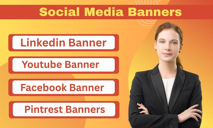 Design custom social media banners like fb, insta, linkedin by ...