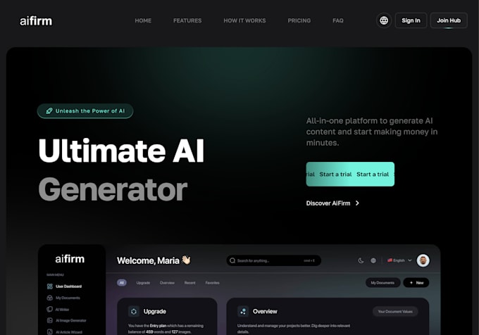 Deliver a ready to deploy ai saas platform by Ayminovitch | Fiverr
