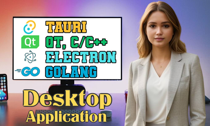 Create desktop application using tauri qt electron golang by Mazurmaksym937 | Fiverr