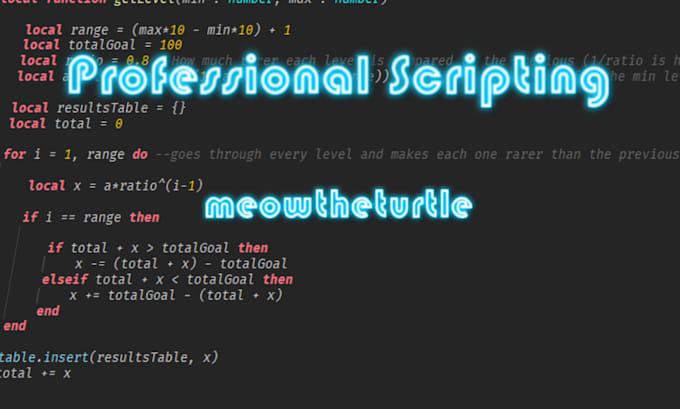 Script a roblox game by Meow_the_turtle | Fiverr
