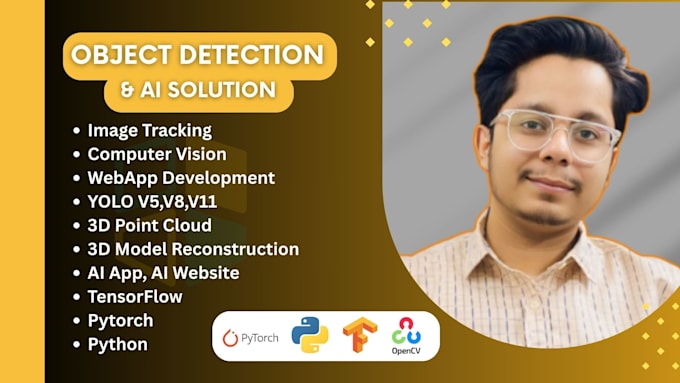 Do object detection yolo v5,v8,v11 ai model app python opencv ... Do object detection yolo v5,v8,v11 ai model app python opencv ...