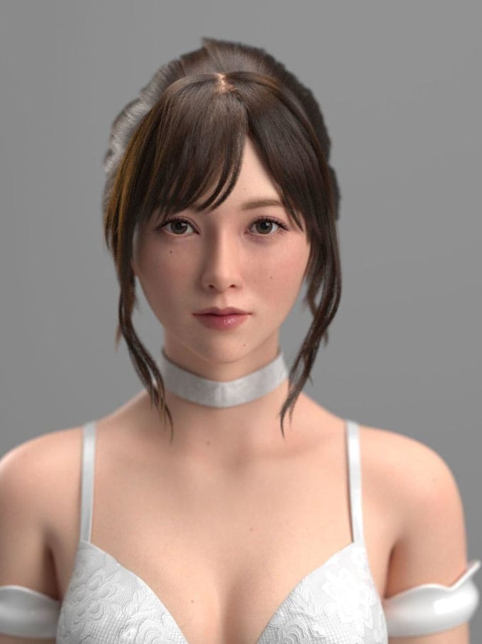 Realistic metahuman, 3d character model, stylized 3d model, daz3d, ue5, zbrush by Tomelliott_m ...