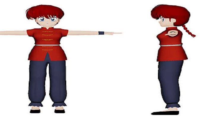 Create a custom vrchat avatar or 3d anime model for vrc, vtubing, pc or ...