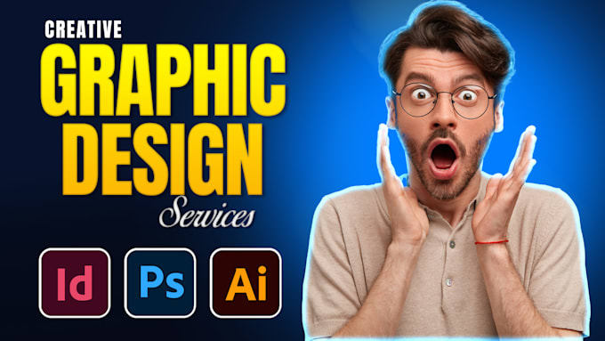 Do any graphic design work using adobe photoshop, adobe illustrator or ...