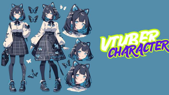 Design and rig live2d vtuber model, avatar, emote, vr character, anime ...