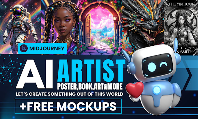 Design 3d custom ai art using midjourney advanced by Pittingtonvlp | Fiverr