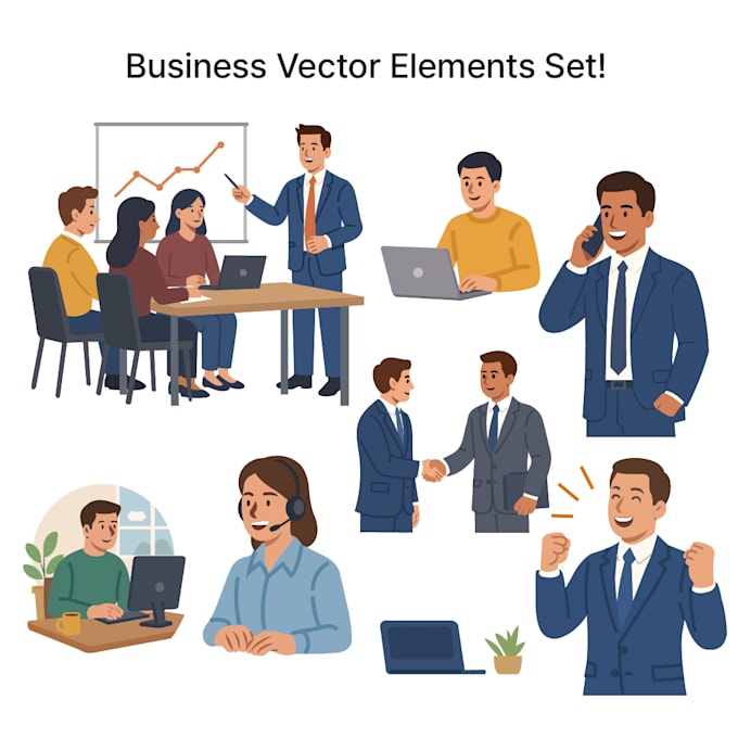 Design custom vector graphics for commercial use by Kim_young777 | Fiverr