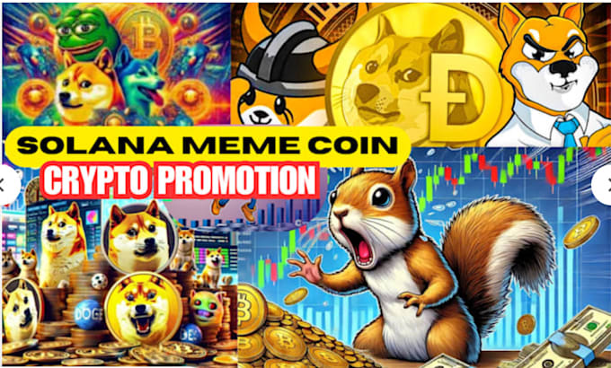 Moon 500 sol for meme coin, pump fun, telegram promotion, solana memecoin sales by Oyedepoh | Fiverr