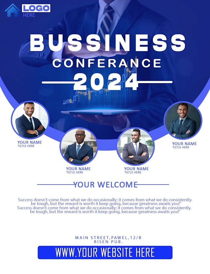 Design an eye catching poster for your event business or promotion by ...