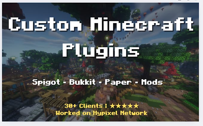 Individual minecraft plugins and mods by Olexstream | Fiverr