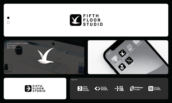 Create a modern and catchy logo for you by Milevdesign | Fiverr