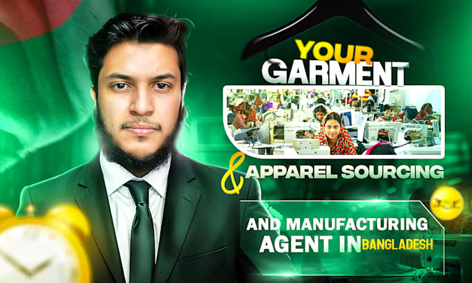 Be your garment sourcing and manufacturing agent in bangladesh by Safin_sakhawat | Fiverr
