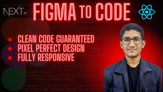 Convert figma design to responsive react or nextjs frontend by Haseebmernfix | Fiverr