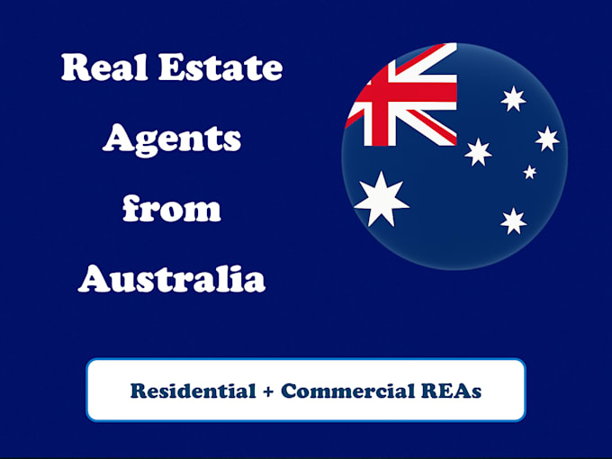 Provide real estate agents list from australia by Balley_sidhu | Fiverr