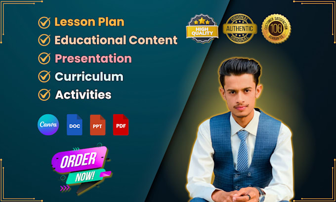 Create lesson plans, educational content and presentations by Abdul ...