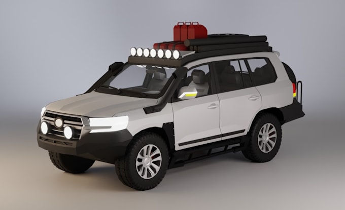Buildup low poly game ready car, vehicle render, vr tour, car ...