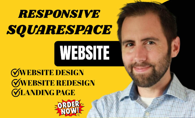 Create a custom squarespace website design and redesign squarespace ...