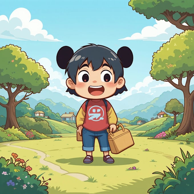 Design cute and simple cartoon characters by Ceetsuito_uy | Fiverr