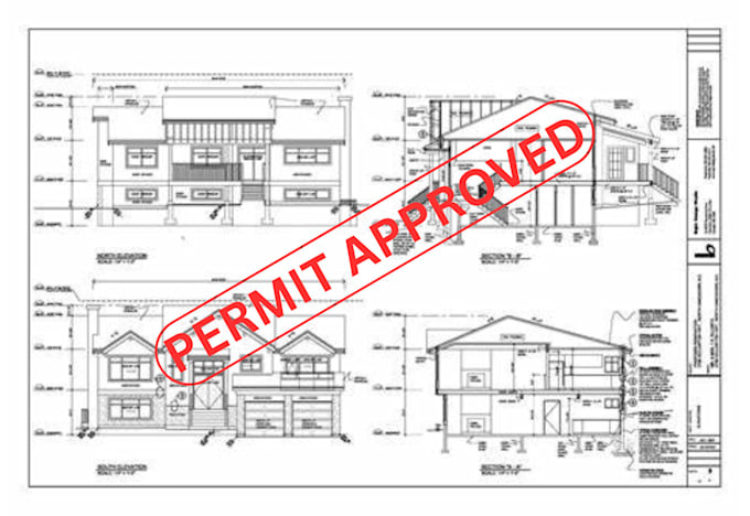 Site plan city permit architectural design 2d floor mep plan city permit stamp by Sketchnad | Fiverr