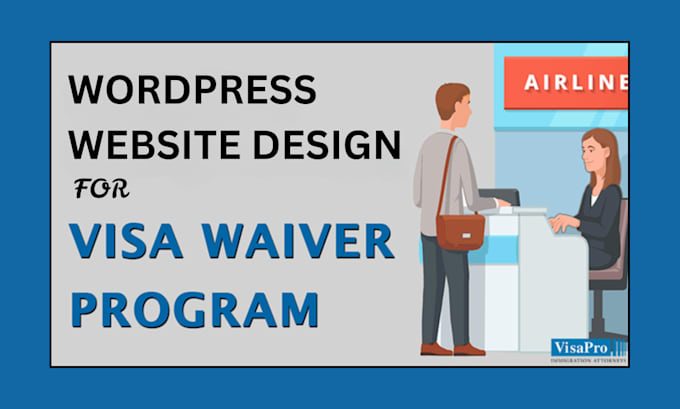 Design professional visa waiver program website non visa program ...