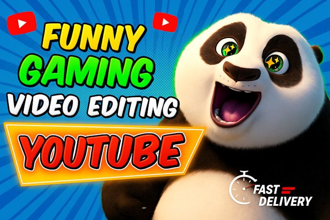 Do funny gaming video editing and montage for youtube by Rehana_khan8 ...