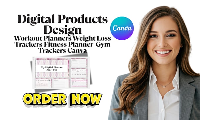 Design workout planners weight loss trackers fitness planner gym ...