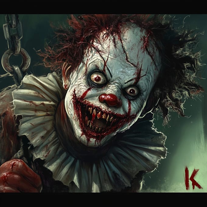 Draw horror character illustration by Isonetart | Fiverr