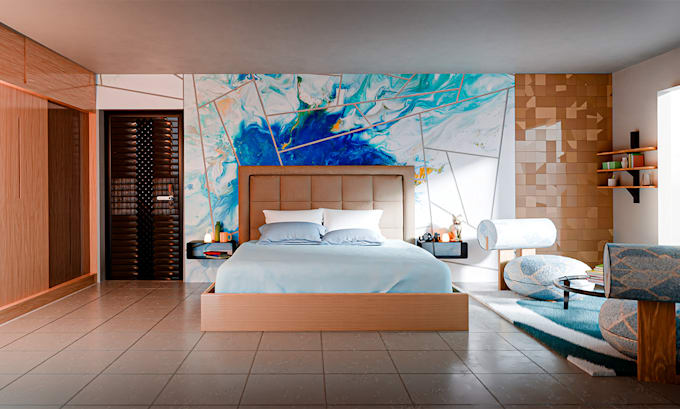 Create stunning 3d interior visualizations for your space by Timothymin | Fiverr