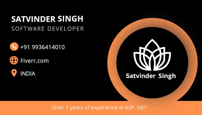 Fix bugs on your asp dot net framework by Satvinder_s | Fiverr